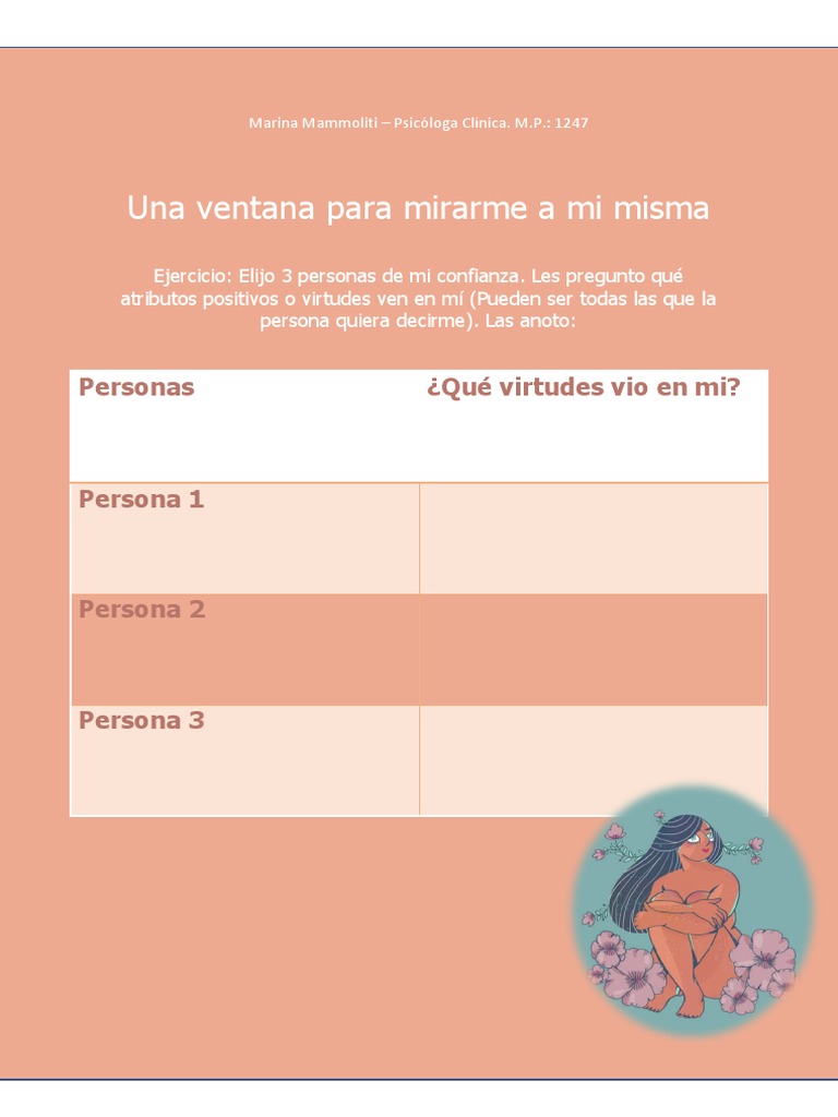 Ejercicio II - Amor Propio PDF | PDF