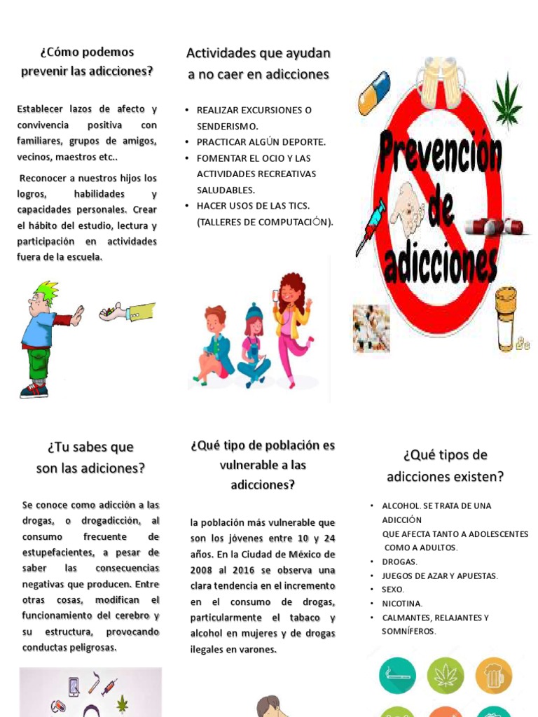 Cómo prevenir las adicciones a través de actividades saludables | PDF