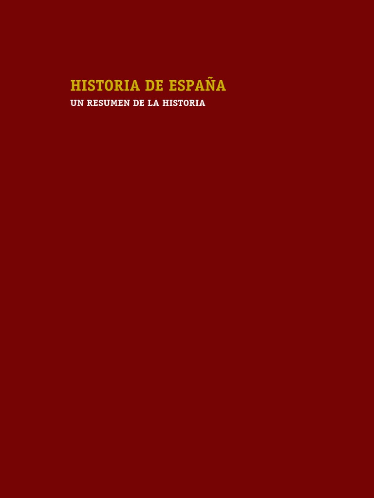 Historia Espana Pdf España Imperio Español