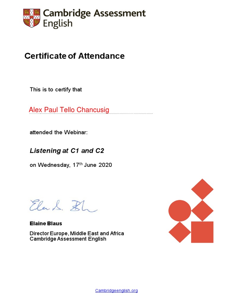 Listening at C1 & C2 | PDF