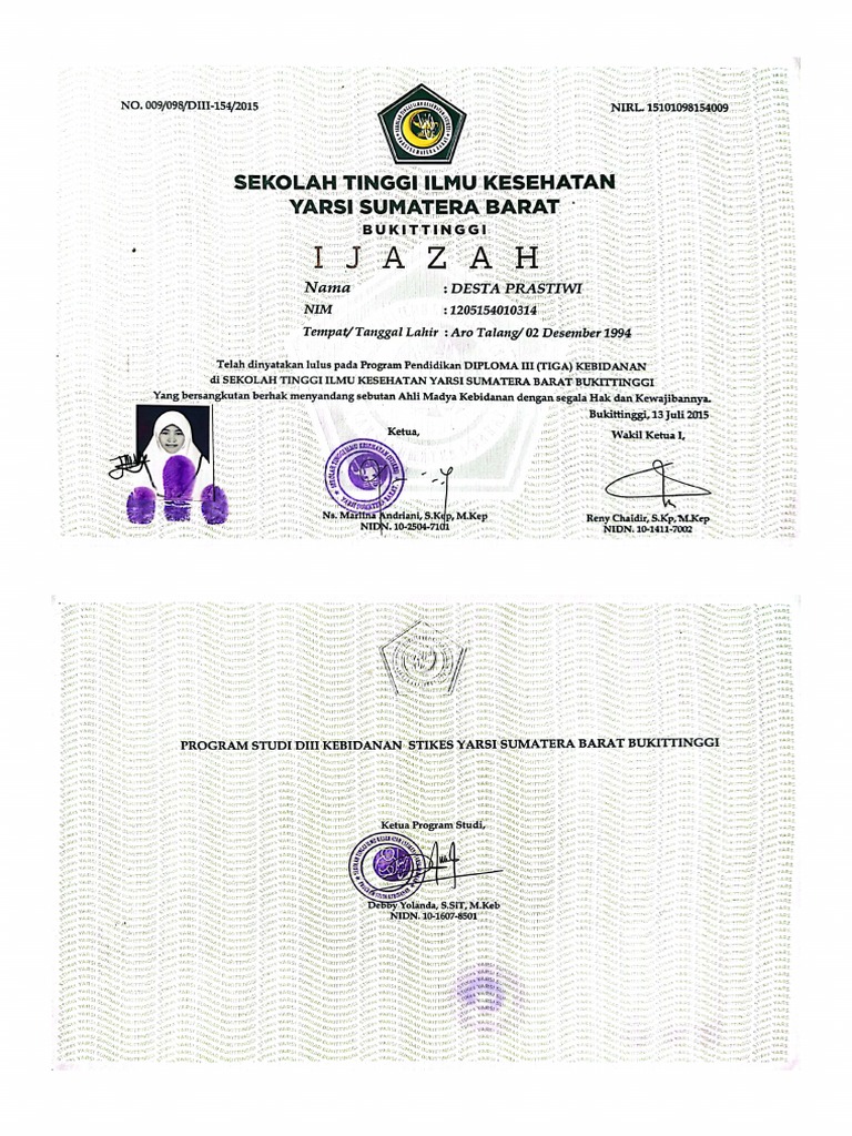 Scan Ijazah. | PDF