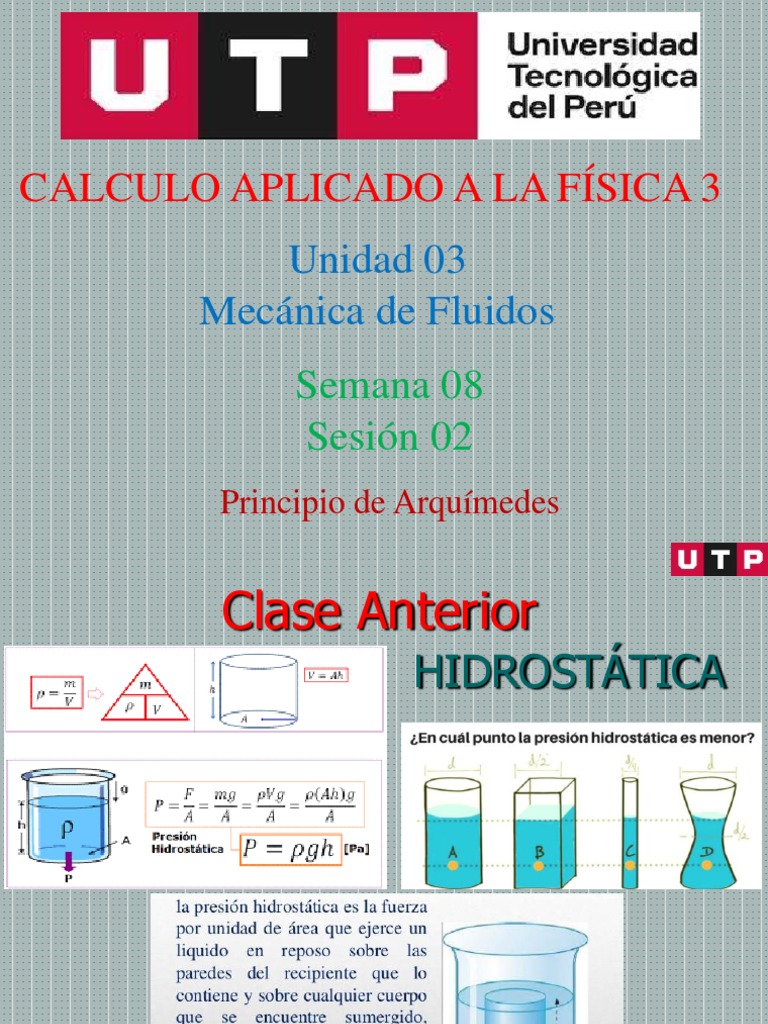S08.s2 Material Academico | PDF | Flotabilidad | Ingeniería mecánica
