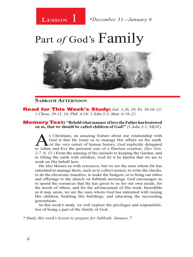 Sabbath School | PDF