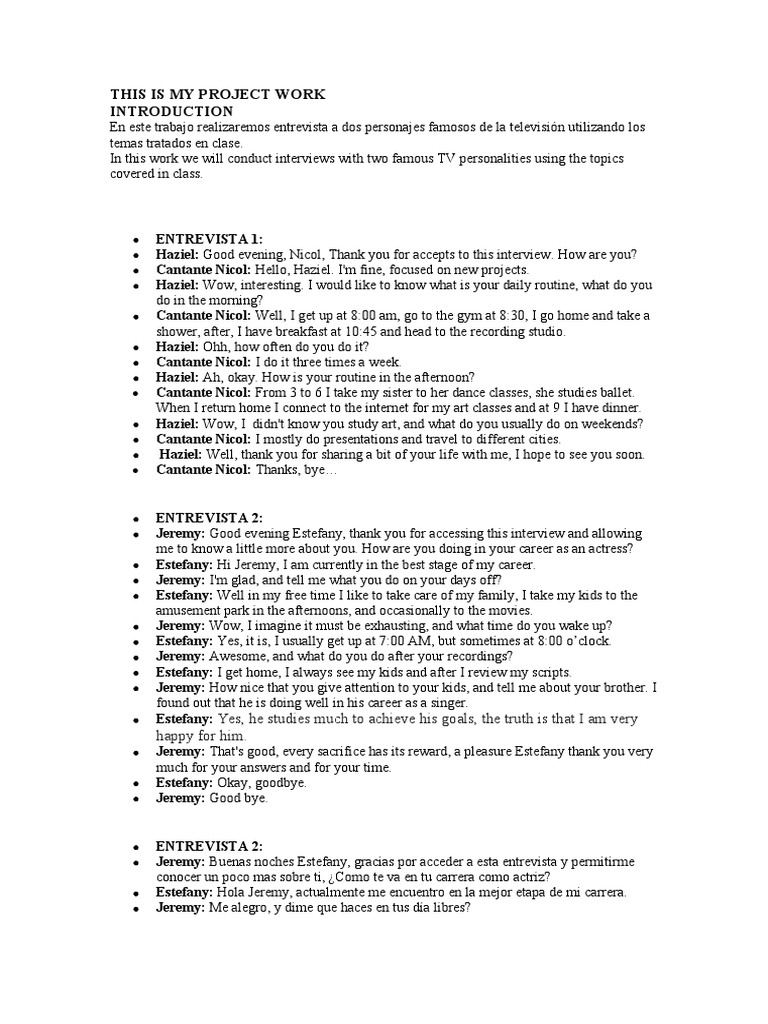 This Is My Project Work Basic IV | PDF | Language Arts & Discipline | Art