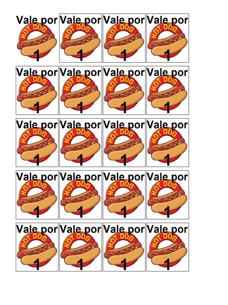 Vale 1 Hot Dog1111 | PDF