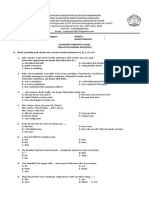 SOAL PG Dan KUNCI CONGRATULATION AND COMPLIMENT EXPRESSION | PDF