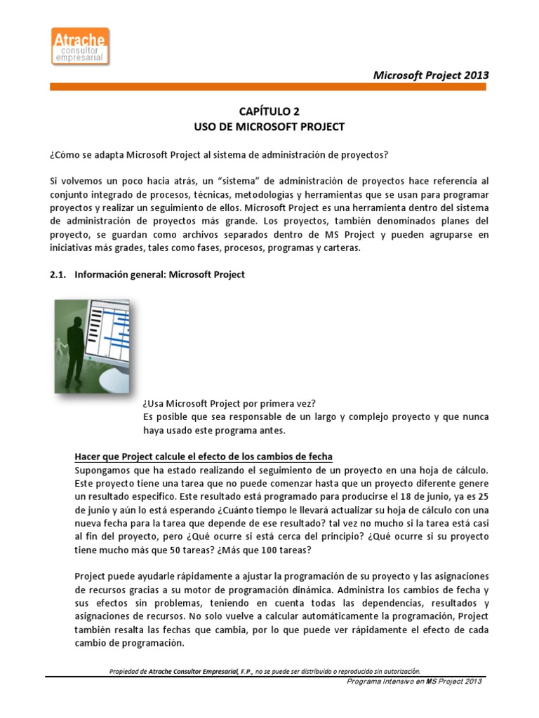 Uso Eficaz de Microsoft Project 2013 | PDF | Microsoft Office | Gestión ...