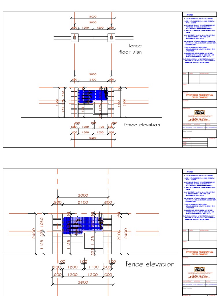 Fence Design | PDF | Architect | Economic Sectors
