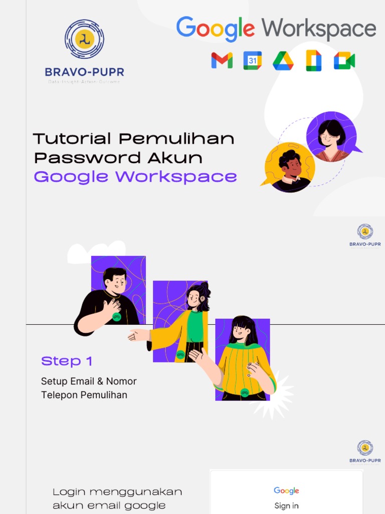 Tutorial Setting Dan Pemulihan Password Akun Google Workspace | PDF