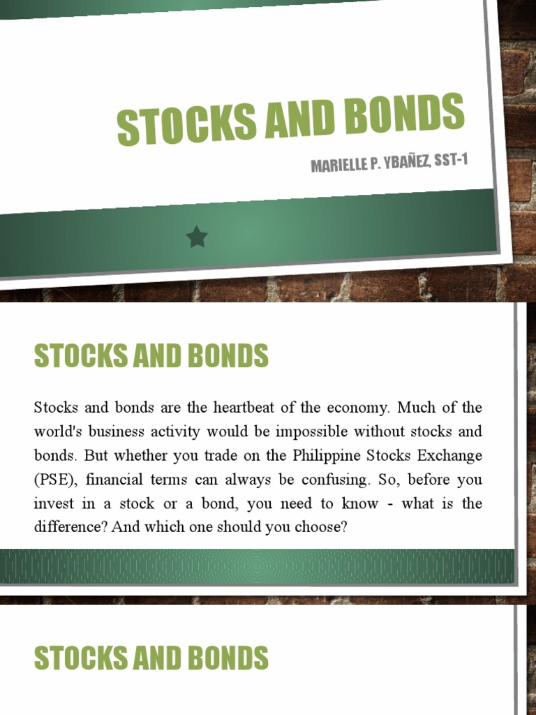 Stocks and Bonds | PDF | Stocks | Bonds (Finance)