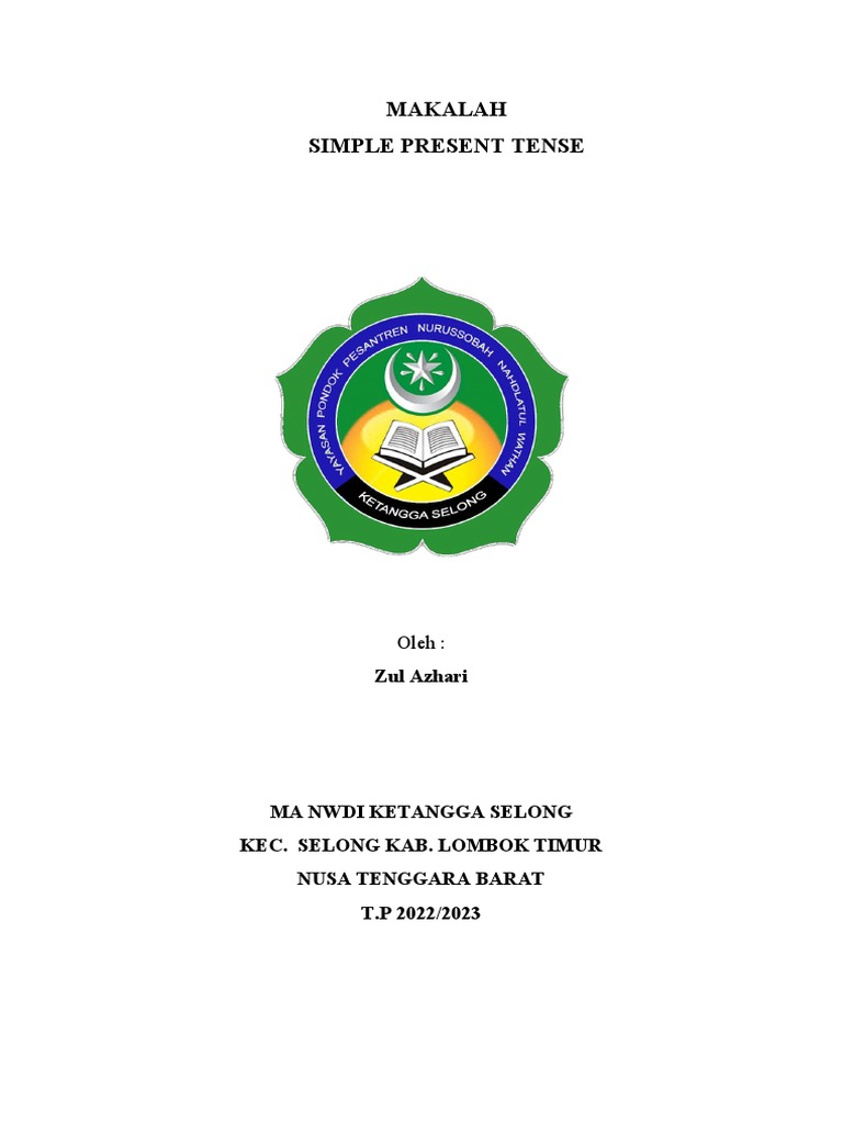 Makalah Simple Present Tense | PDF