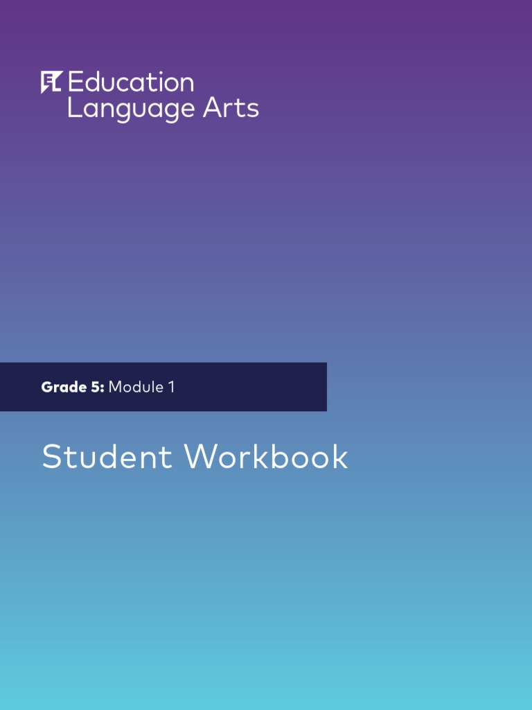 Module Lessons - Student Workbooks - Grade 5 Module 1 | PDF | Human ...