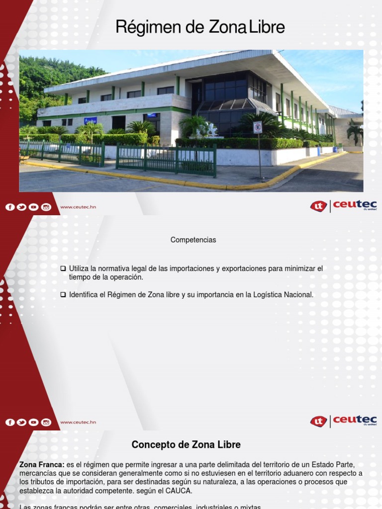 Presentacion Ley de Zonas Libres | PDF | aduana | Exportaciones