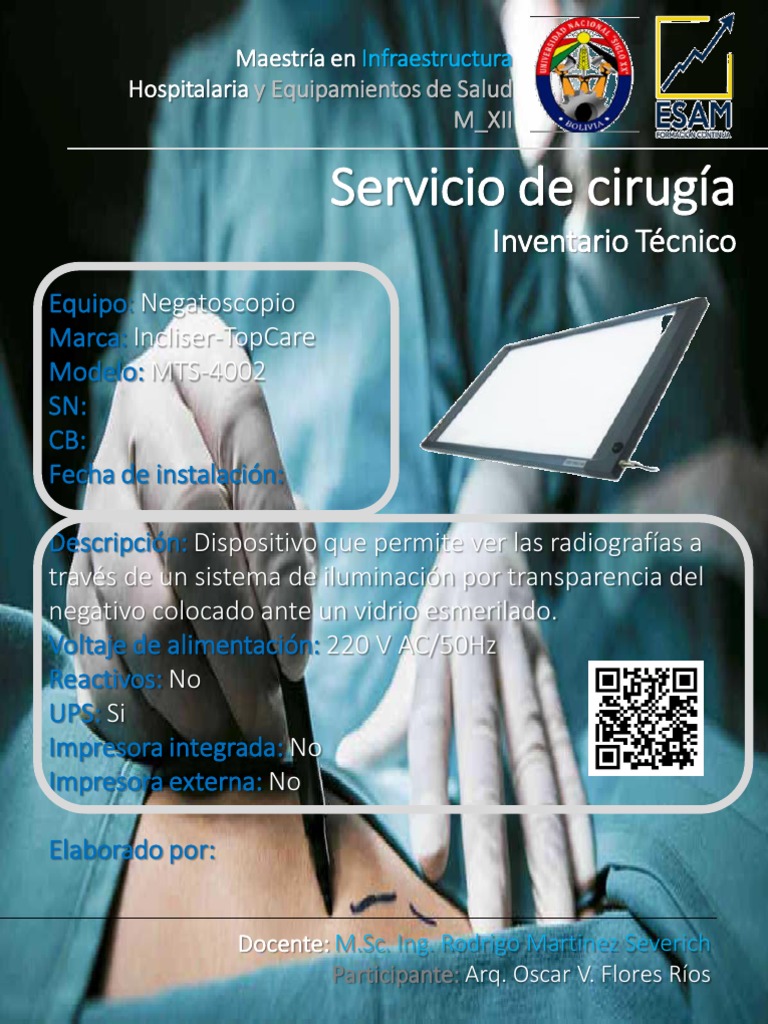 Inventario Técnico de Equipos Médicos | PDF | Fisiología | Equipo