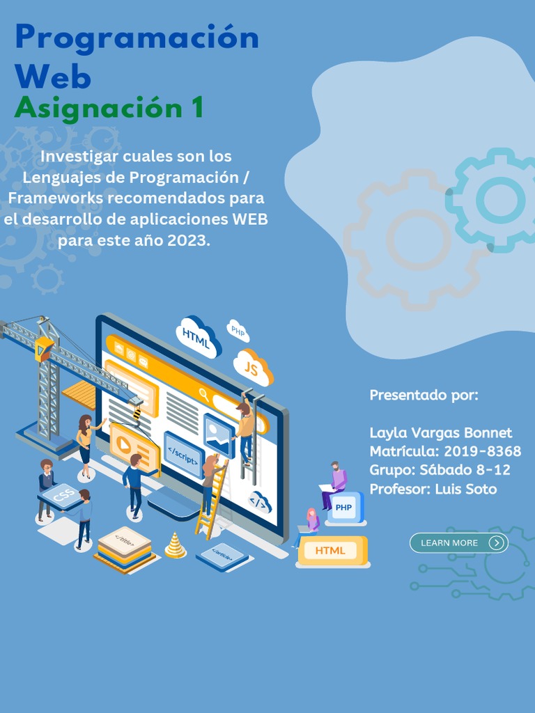 Tarea 1 - Programación Web | PDF | Aplicación web | Red mundial