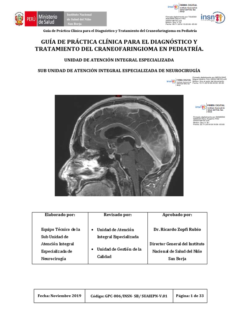 RD #000252-2019-Dg-Insnsb Guía de Práctica Clínica para El Diagnóstico ...