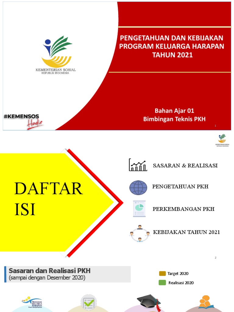 01 Pengetahuan Dan Kebijakan PKH 2021 | PDF