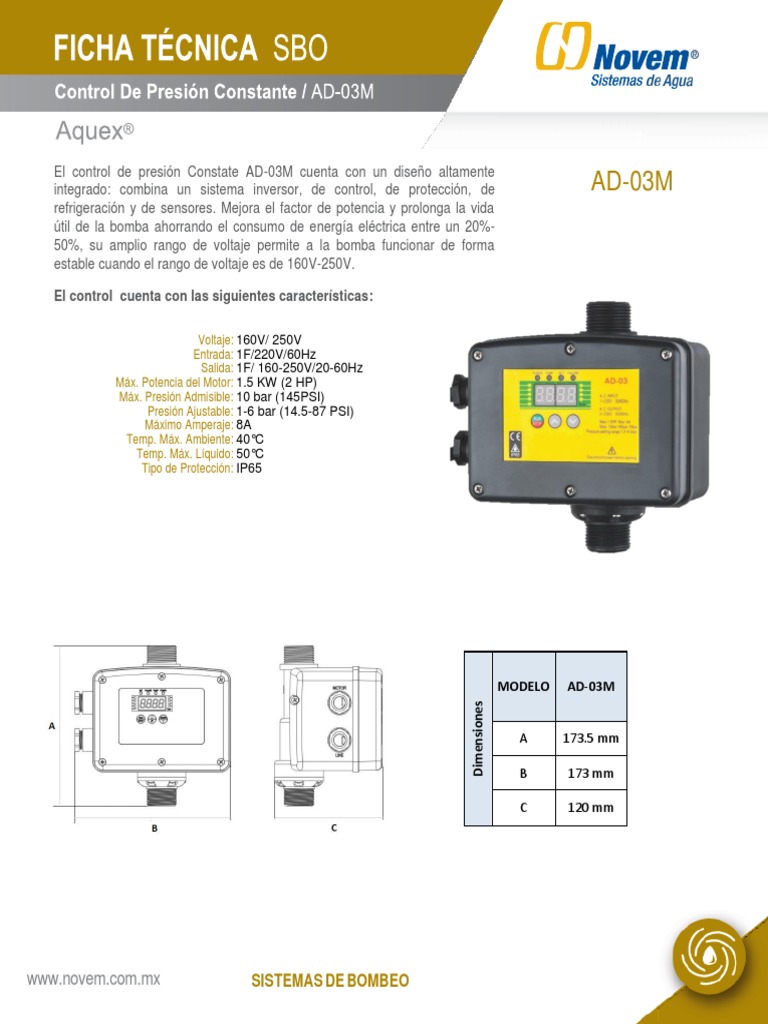 FT SBO AD-03M - Aquex | PDF | Tecnología