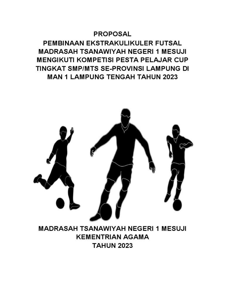 Proposal Lomba Futsal MTsN 1 Mesuji | PDF