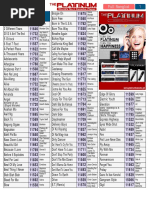 Videoke Song Book | PDF | Singers | American Musicians
