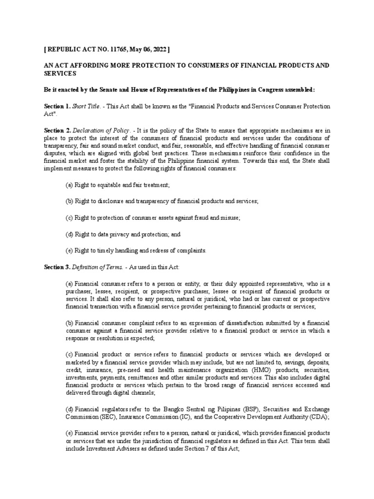 Ra 11765 | PDF | Information Security | Privacy