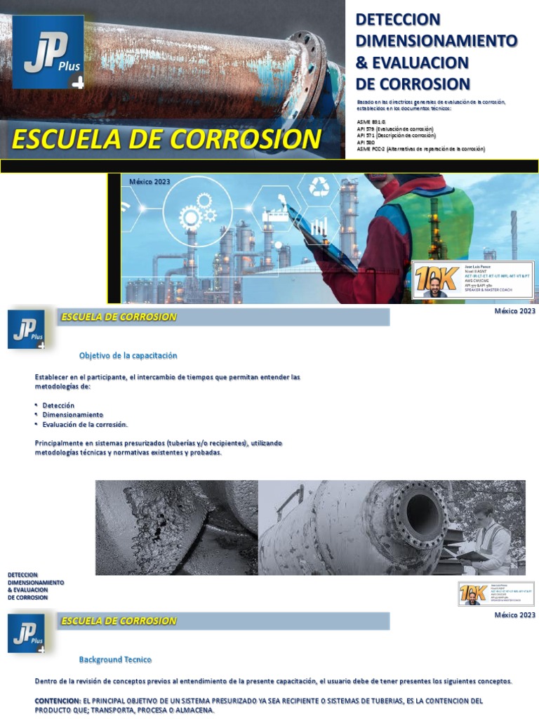 Ec Manual Modulo 1 Asme B31G | PDF | Corrosión | Evaluación