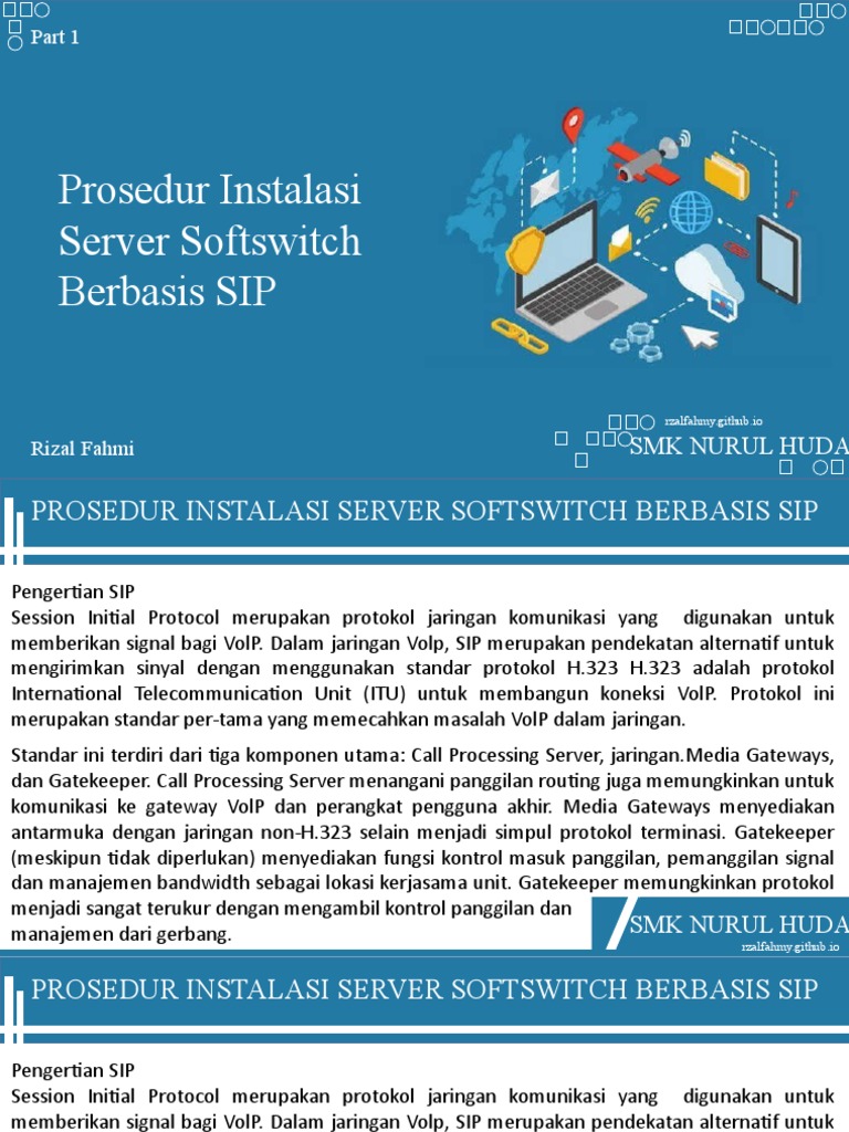 Prosedur Instalasi Server Softswitch Berbasis SIP - 1 | PDF