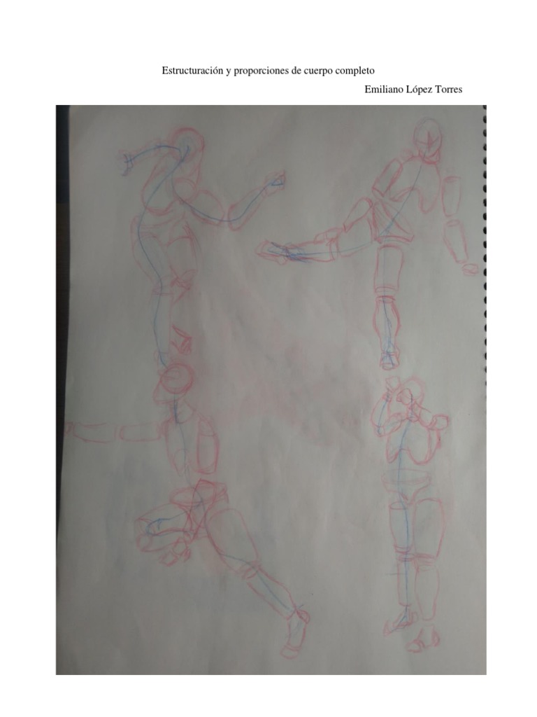 Estructuración Y Proporciones De Cuerpo Completo Pdf