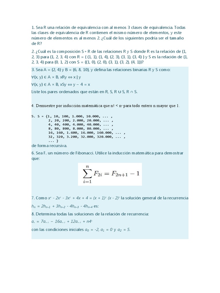 Estructuras Discretas | PDF