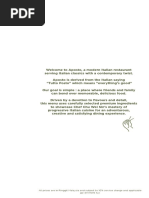 Altero Bistronomie Menu Overview | PDF | Indonesian Cuisine | Sauce
