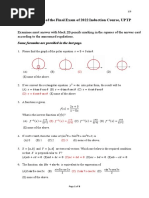 International Students Math Proficiency Test | PDF | Function ...