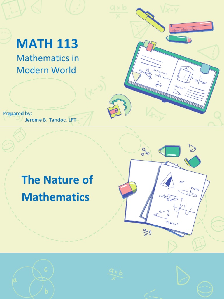 Math 113: Patterns in the Modern World | PDF | Mathematics | Pattern