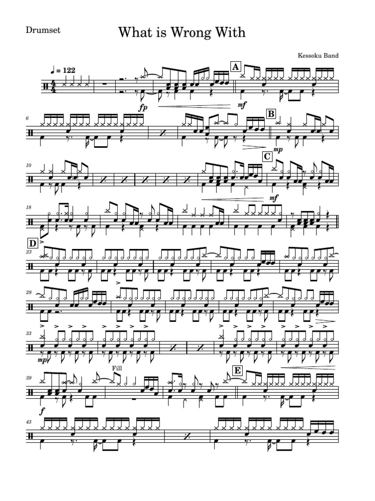 What Is Wrong With-Drumset | PDF
