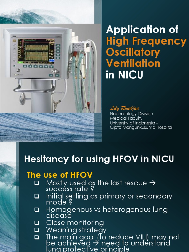 HFOV Settings for Neonates in NICU | PDF | Lung | Respiratory System
