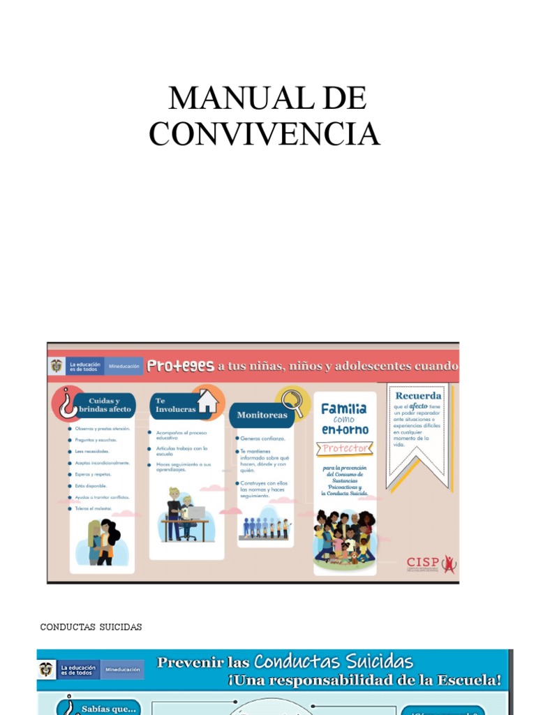 Manual de Convivencia | PDF