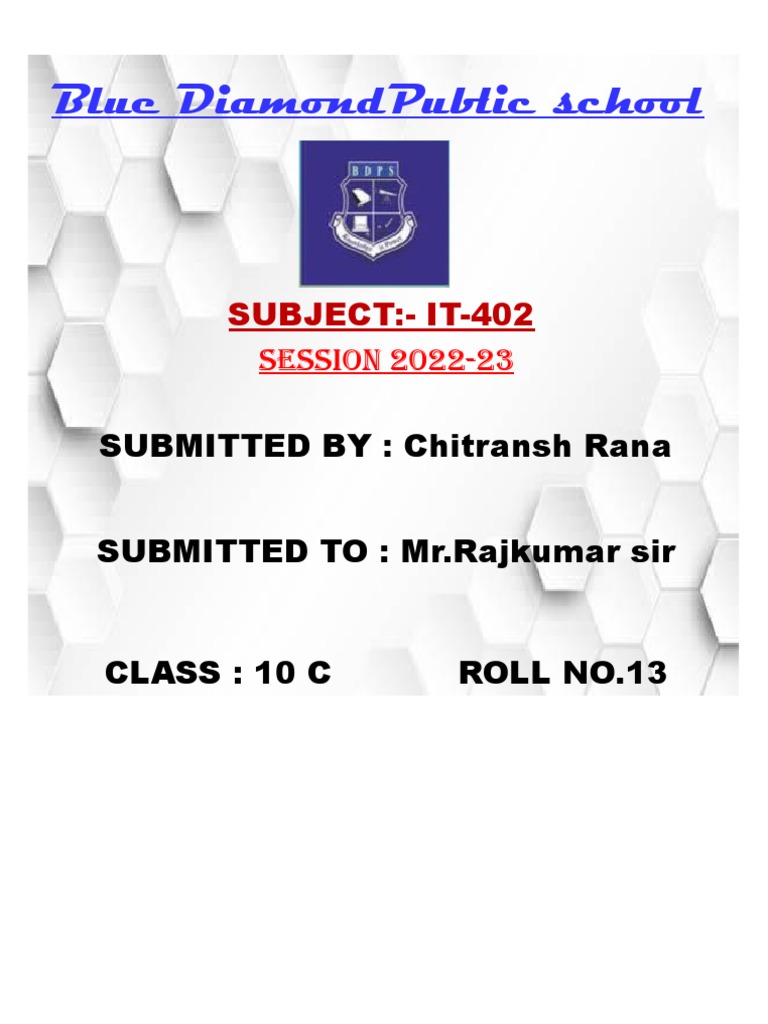 Chitransh File BDPS | Download Free PDF | Databases | Relational Database