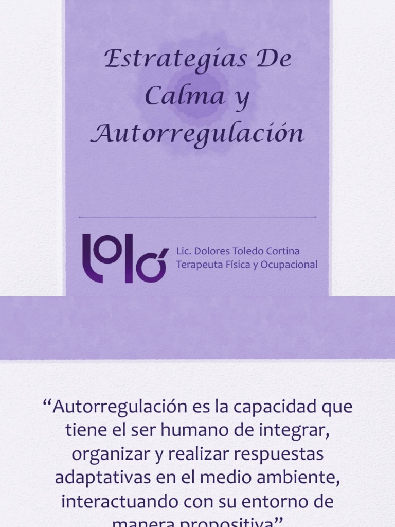 Estrategias de Calma | PDF | Las emociones | Comportamiento