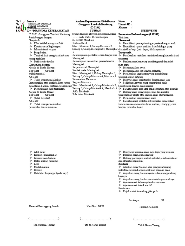 D 0106 Gangguan Tumbuh Kembang | PDF