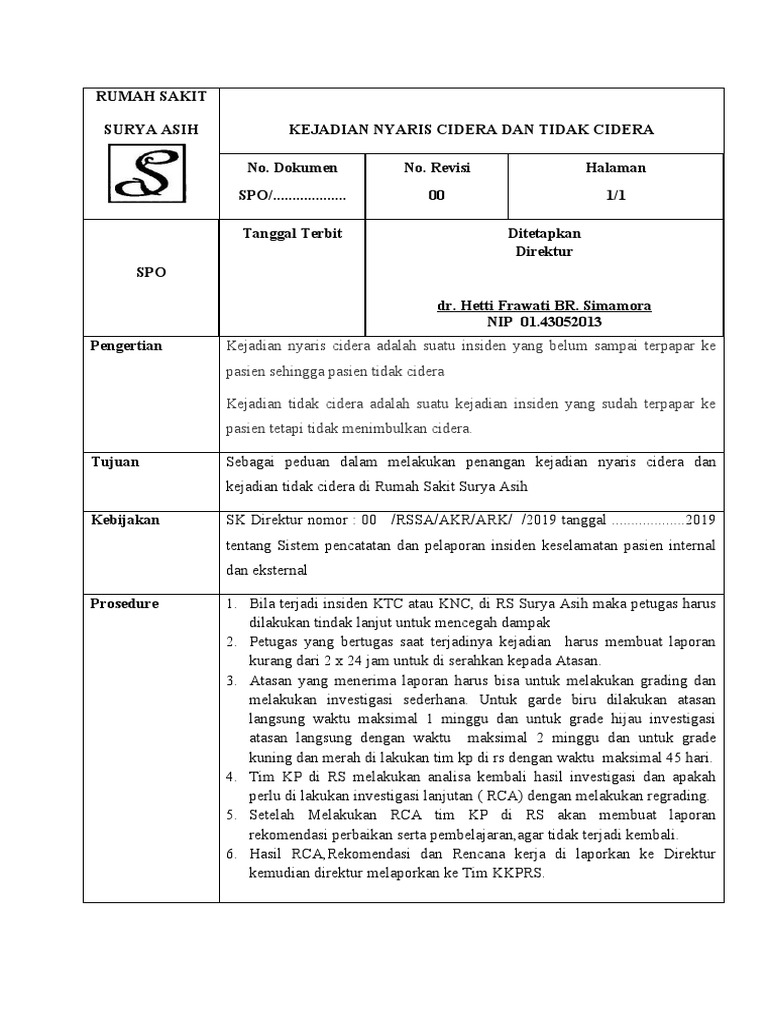 9.3 Sop KNC Dan KTC | PDF