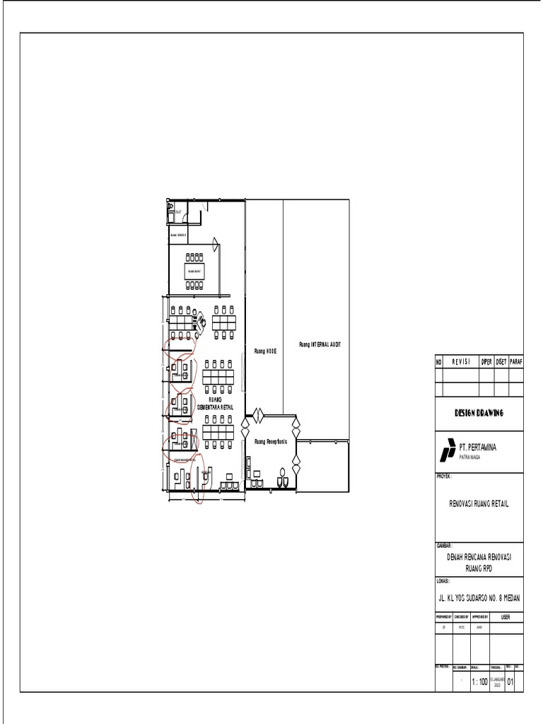 Layout Ruang Temporary Ruang Retail - R | PDF
