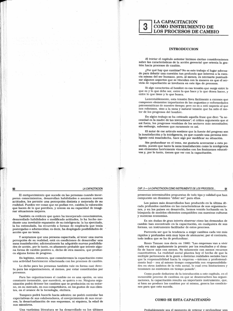 Blake La Capacitacion Cap 3, 4 y 5 | PDF