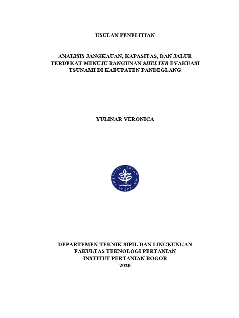 Usulan Penelitian | PDF | Ilmu Sosial | Perjalanan