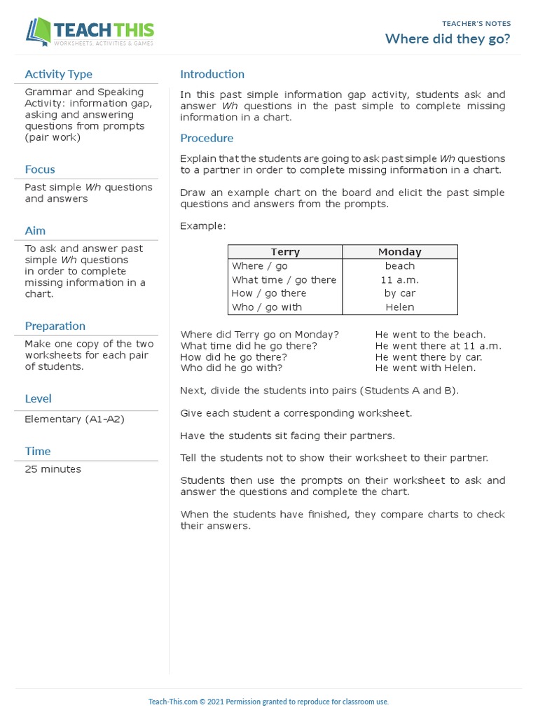 Present Simple Conversation | PDF