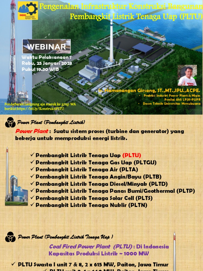 Materi (1) - Pengenalan PLTU - 25.01.23 | PDF | Power Station | Steam