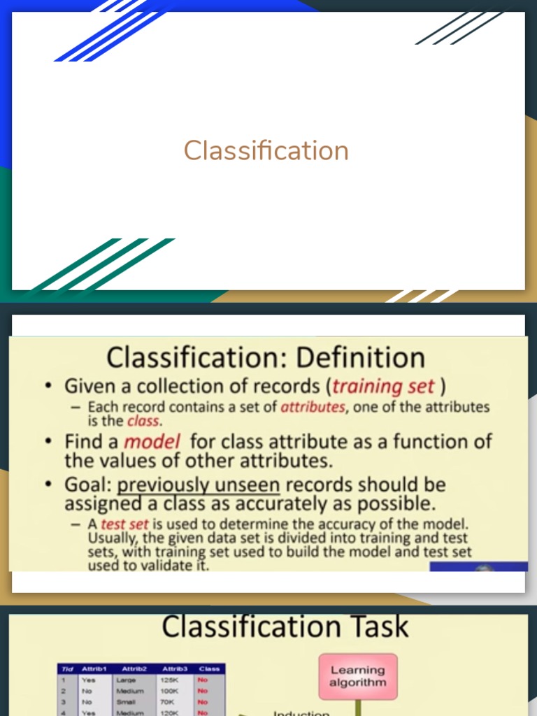 Classification | PDF