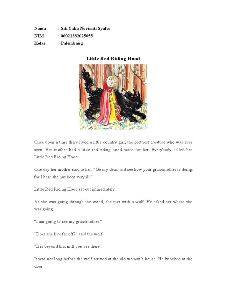 Little Red Riding Hood | PDF