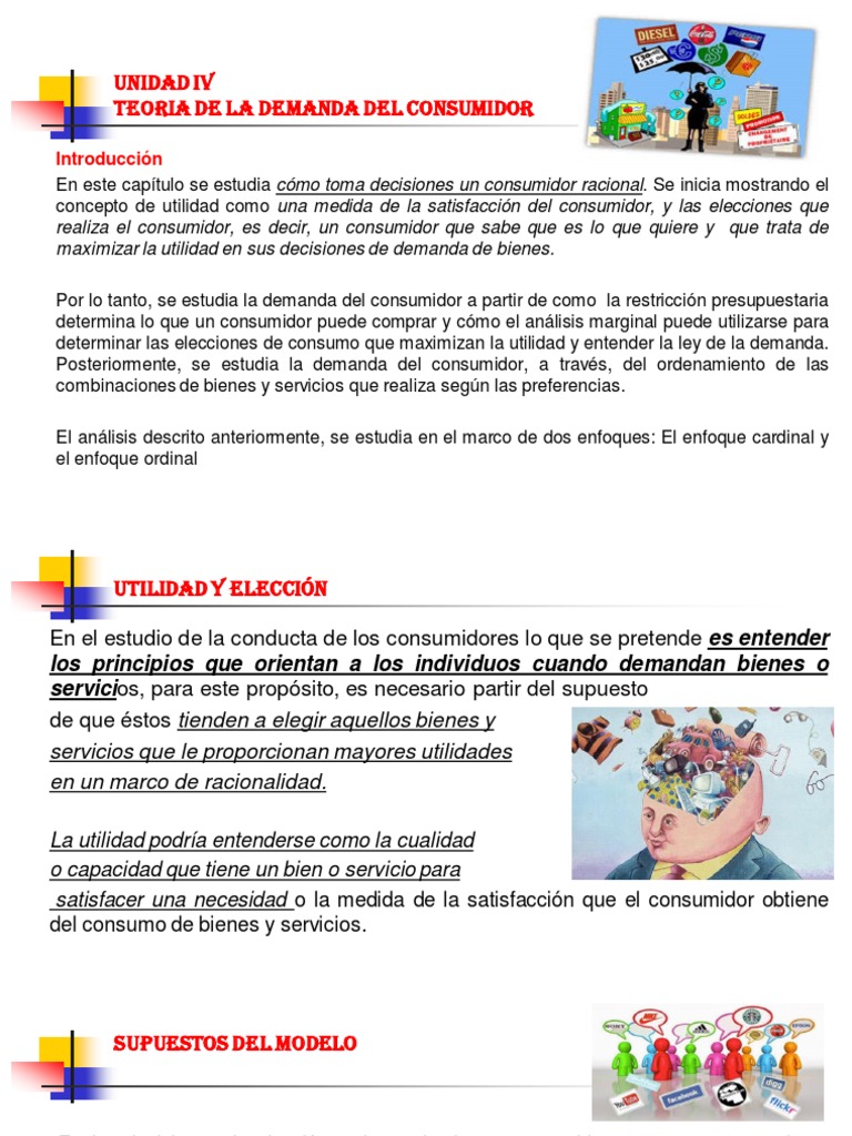 Unidad IV Micro Sem I 2020 | PDF | Utilidad | Utilidad marginal