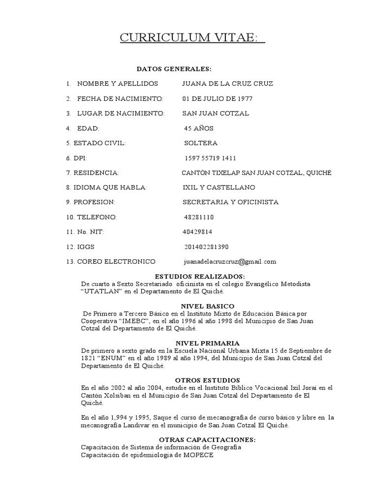 Curriculum Vitae Juanita Diciembre 2021 | PDF | Ciencias de la Salud
