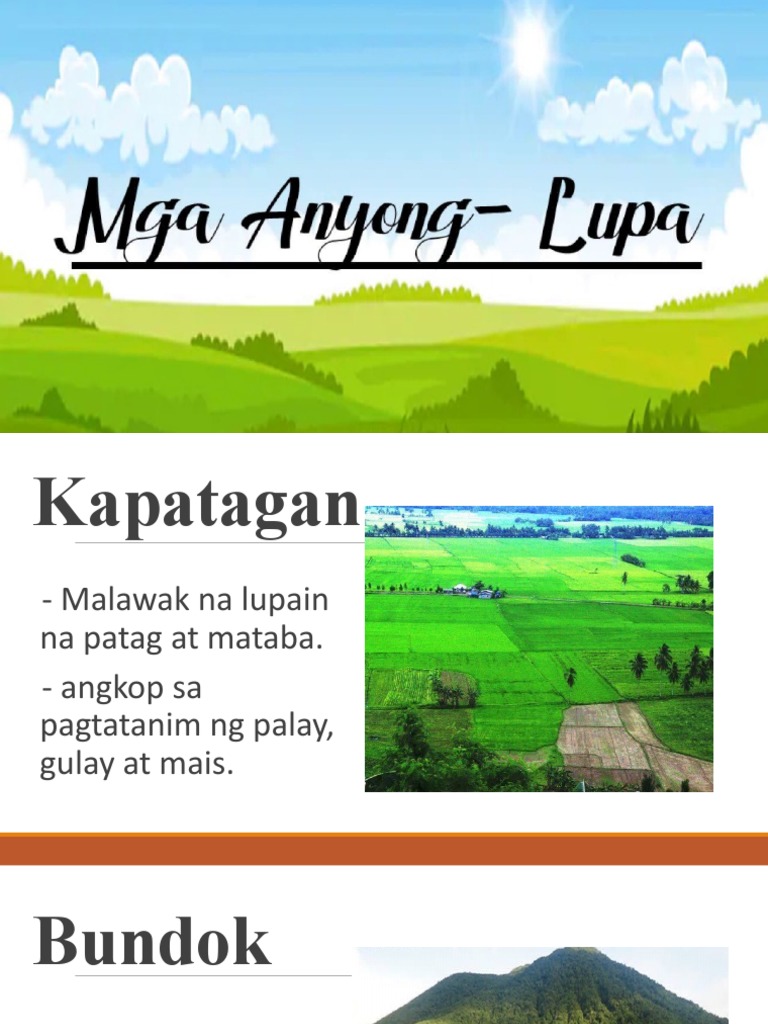 Anyong Lupa Kapatagan