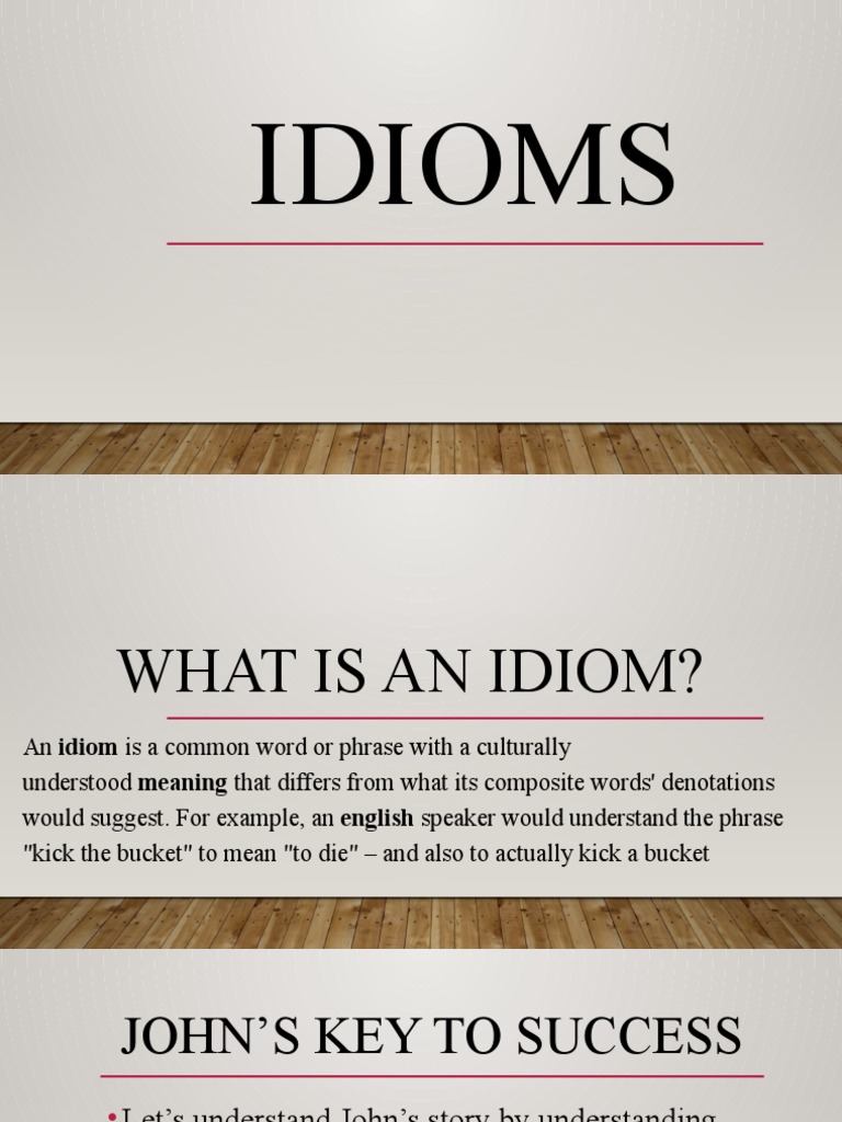 Understanding Success Through Idioms: An Analysis of Key Expressions in ...